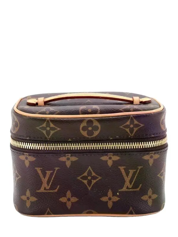LOUIS VUITTON Monogram Canvas Nano Pouch - Brown