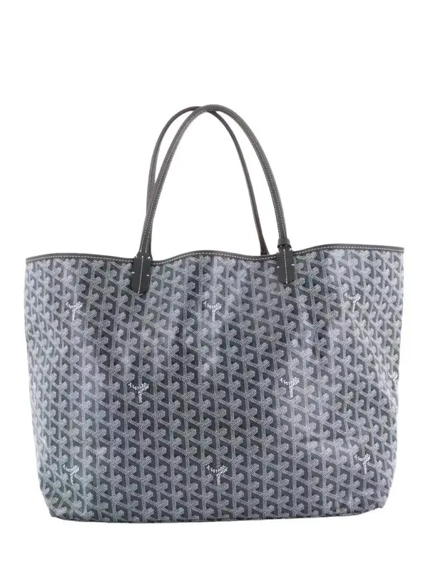 Goyard Saint Louis Coated Canvas Gm Tote Bag - Grey