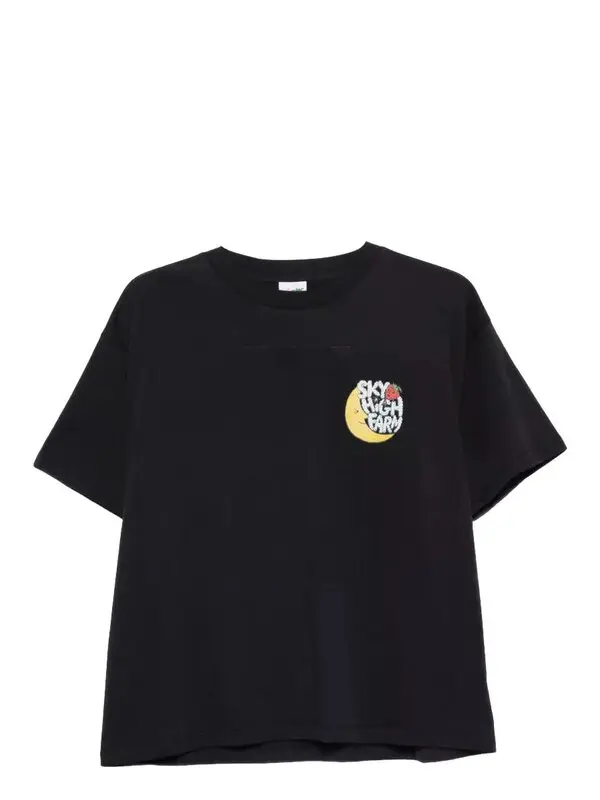 SKY HIGH FARM WORKWEAR Round-neck T-shirt - Black