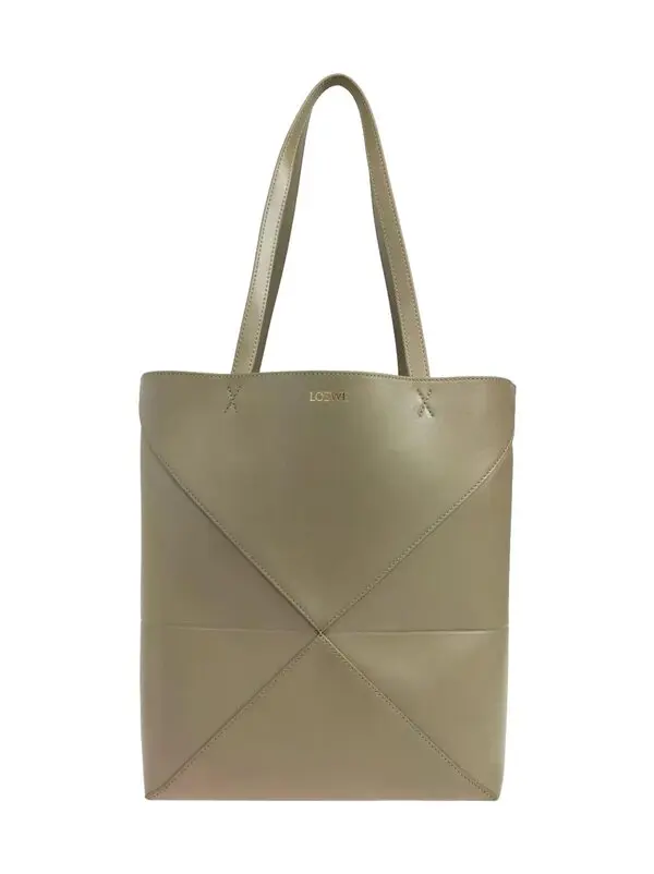 Loewe Medium Puzzle Fold Tote - Green