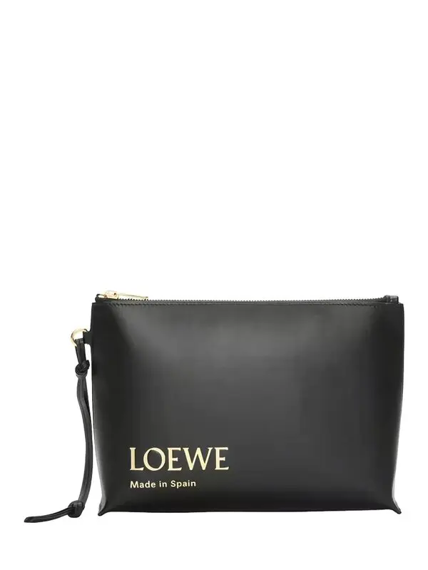 Loewe Logo-print Clutch - Black