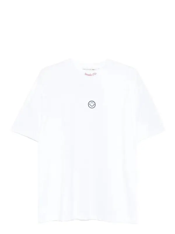 Joshua Sanders X Smiley Logo T-shirt - White