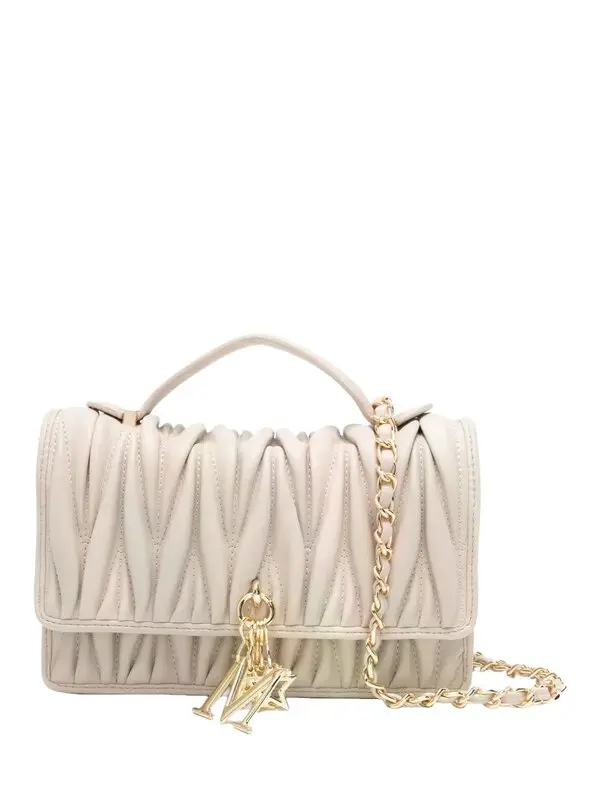 MARC ELLIS Quilted Charm Tote Bag - Neutrals