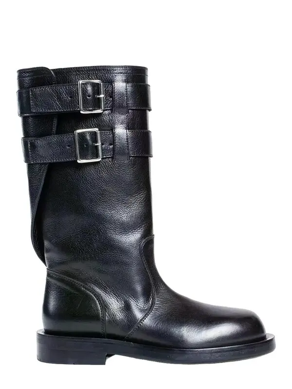 ANN DEMEULEMEESTER Milan Buckled Boots - Black