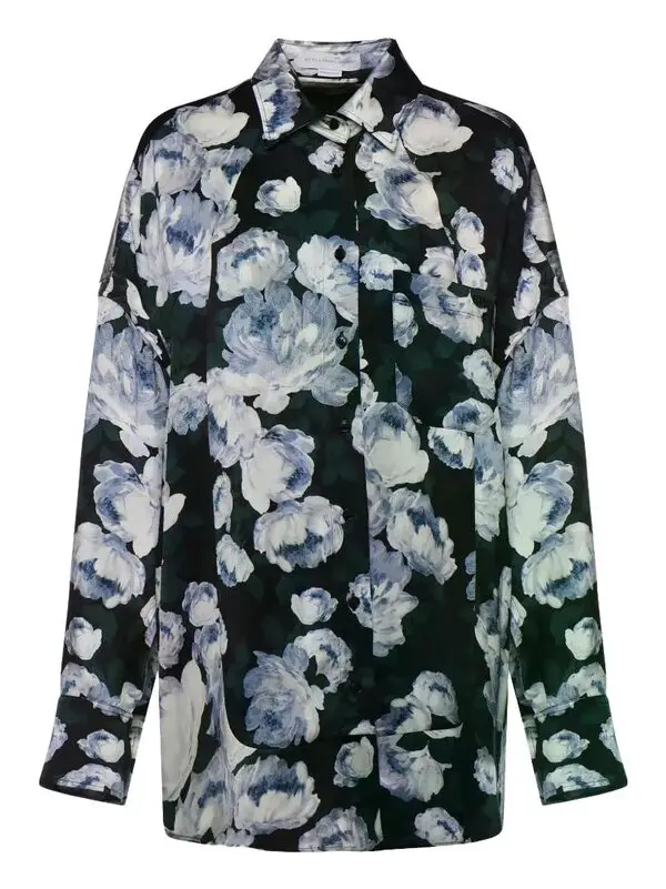 Stella McCartney Floral-print Shirt - Black