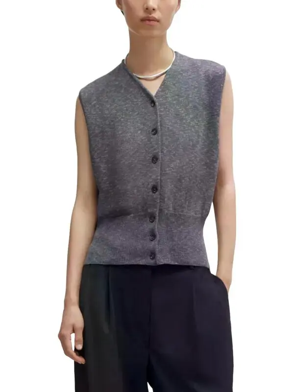CORDERA Flecked Waistcoat - Grey