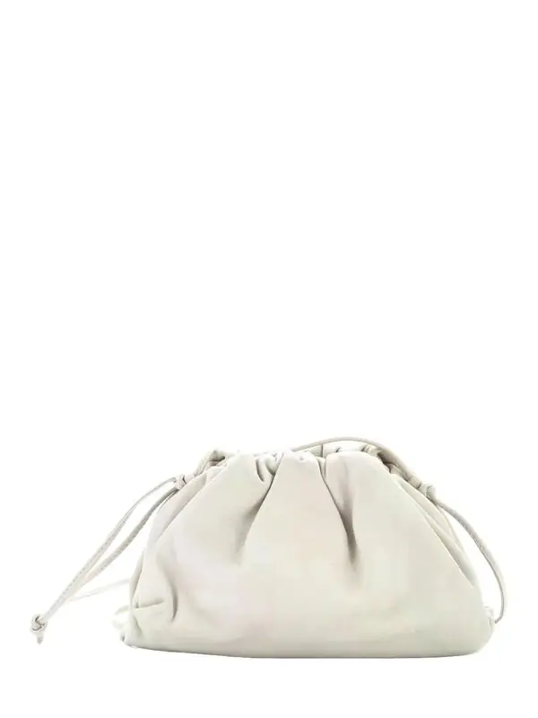 Bottega Veneta The Pouch Leather Mini Crossbody Bag - Neutrals