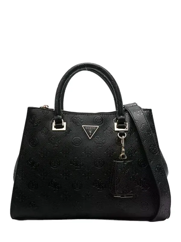 Guess Cresidia Logo-plaque Tote - Black