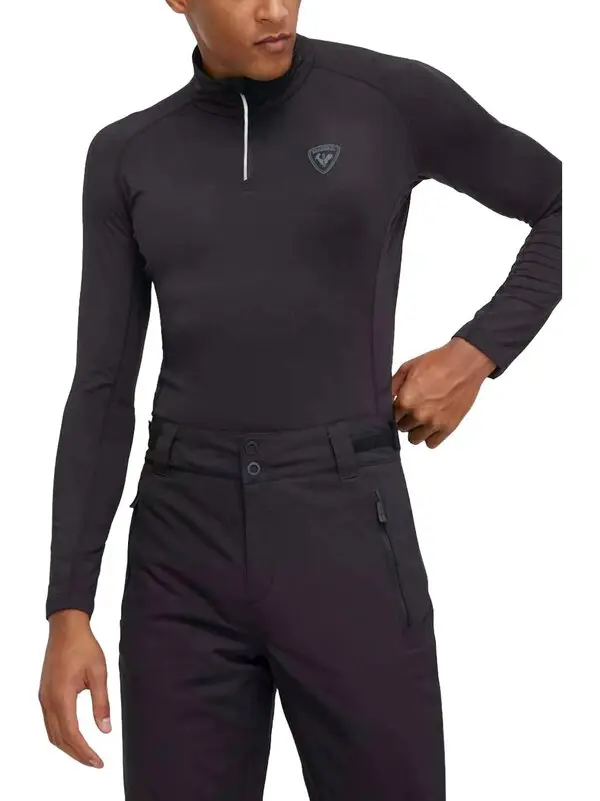 Rossignol Half-zip Long-sleeve T-shirt - Black