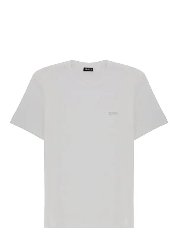 Zegna T-shirt With Logo - White