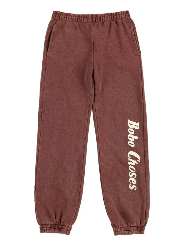 BOBO CHOSES Logo Jogger - Brown