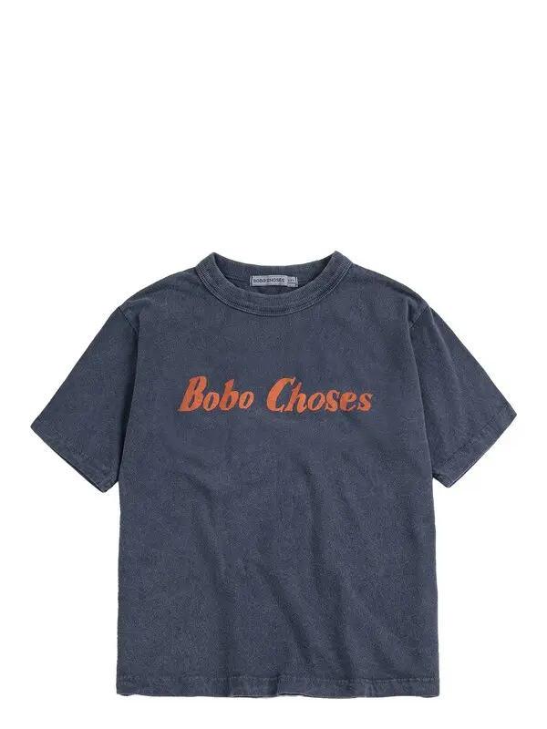 BOBO CHOSES Logo T-shirt - Blue