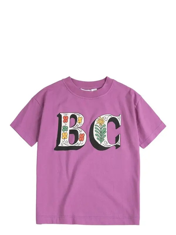BOBO CHOSES Spring Letters T-shirt - Purple