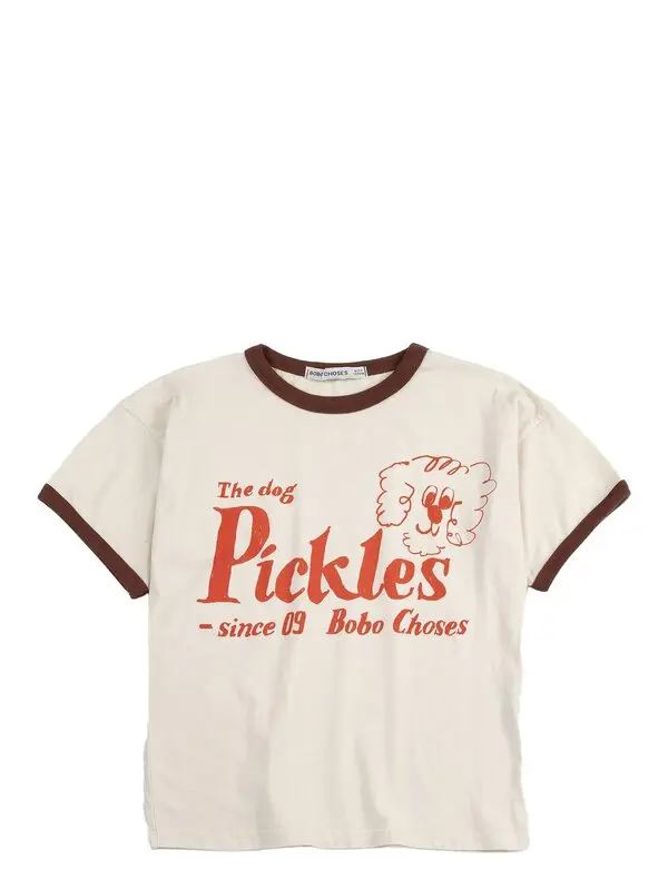 BOBO CHOSES Pickles The Dog T-shirt - White