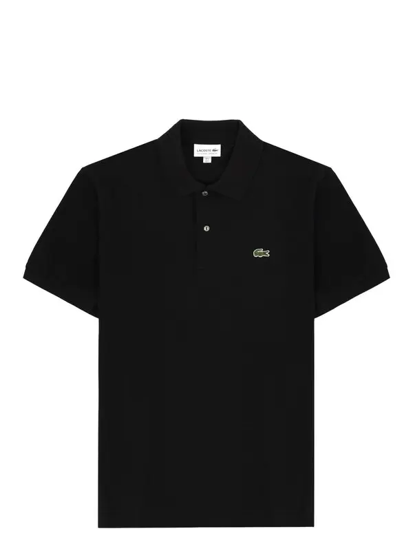 Lacoste Polo With Logo - Black