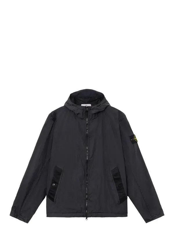 Stone Island Hooded Jacket - Black