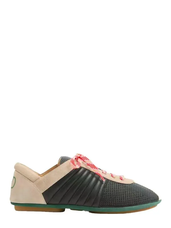 Valentino Garavani Strikie Sneakers In Perforated Nappa And Suede - Black