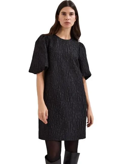 PHASE EIGHT Jacquard Mini Dress - Black