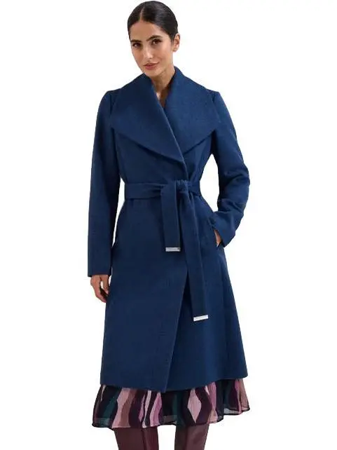 PHASE EIGHT Nicci Belted Coat - Blue