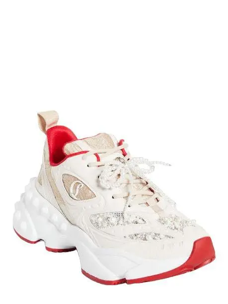 CHRISTIAN LOUBOUTIN So Flo Perla Sneakers - Pearl