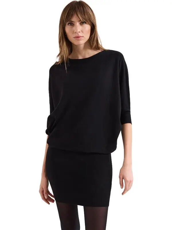 PHASE EIGHT Becca Knitted Dress - Black