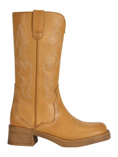 AZALEA WANG Mariana Flat Boot - Tan