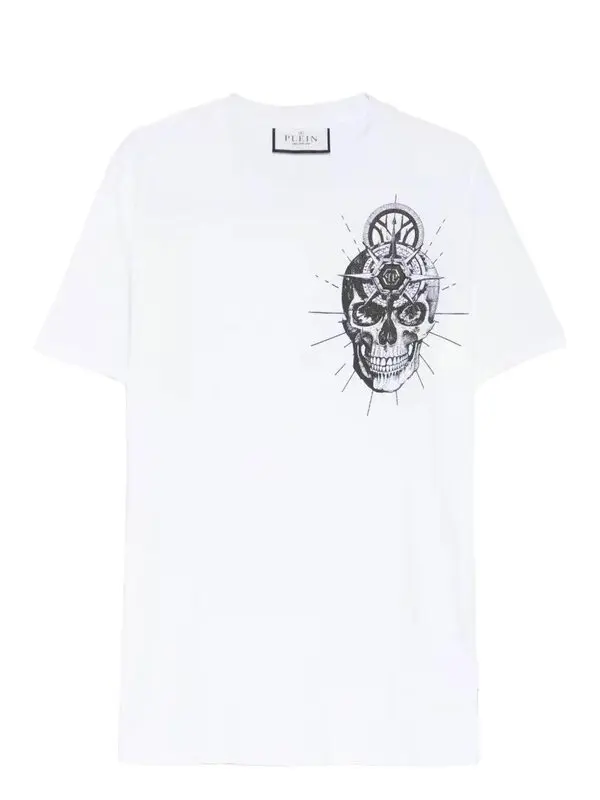 Philipp Plein Skull-print T-shirt - White