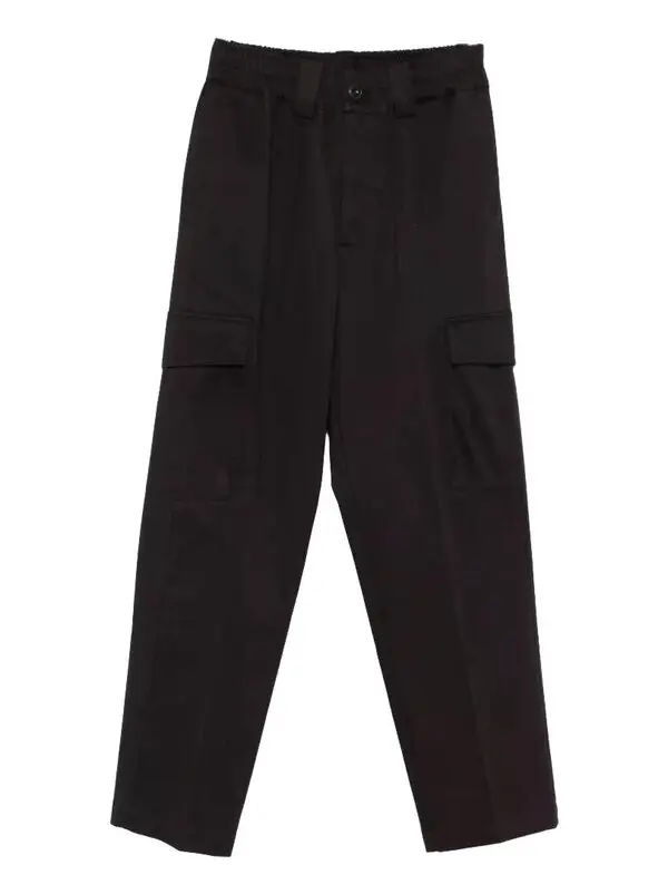 RHUN Cargo-pocket Trousers - Black