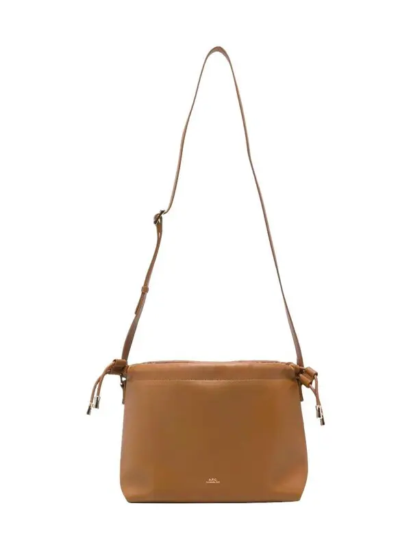 A.p.c. Ninon Drawstring Shoulder Bag - Brown