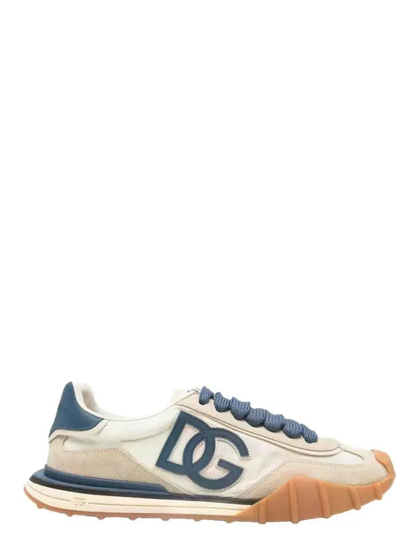 Dolce & Gabbana Logo-motif Sneakers - Neutrals