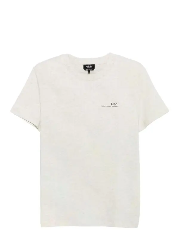 A.p.c. Logo-detail T-shirt - Neutrals