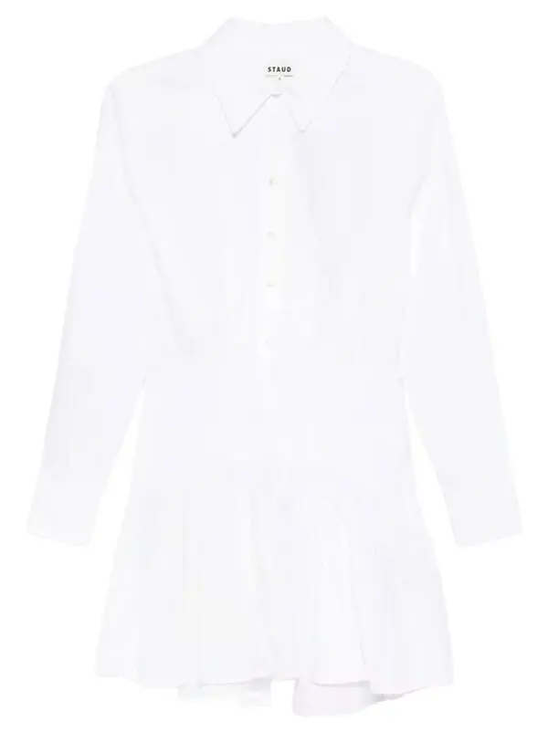 Staud Rocco Mini Dress - White