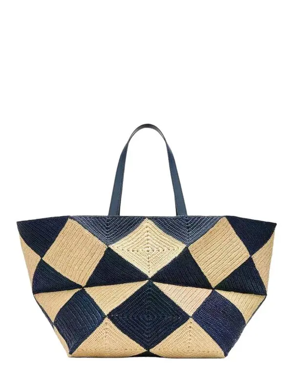 Loewe Xxl Puzzle Fold Tote Bag - Blue