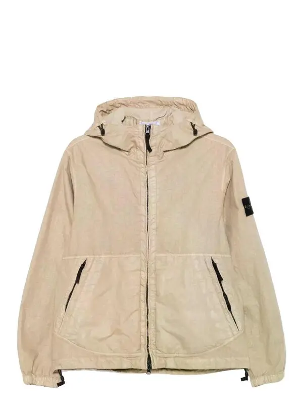 Stone Island Hooded Jacket - Neutrals