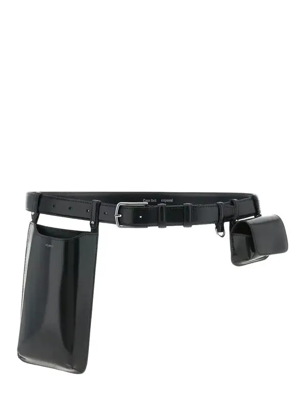 Coperni Glossy Case Belt - Black