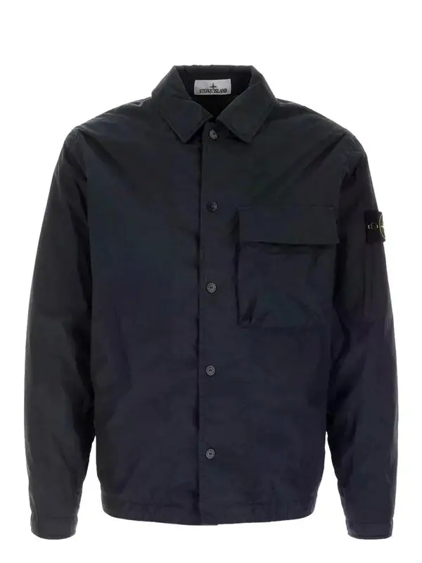 Stone Island Compass-badge Shirt Jacket - Grey