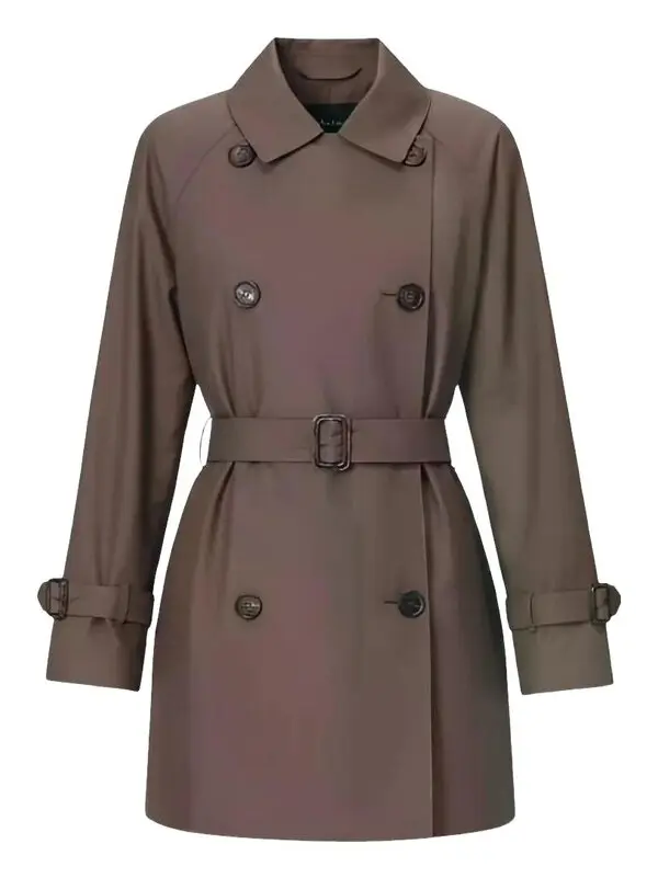 Max Mara Belted Cube Coat - Brown