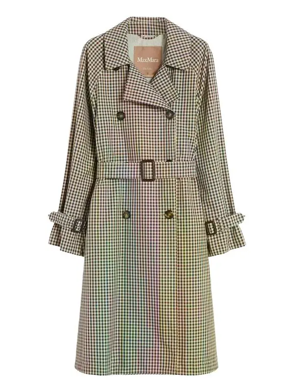 Max Mara Button-fastening Belted Coat - Neutrals