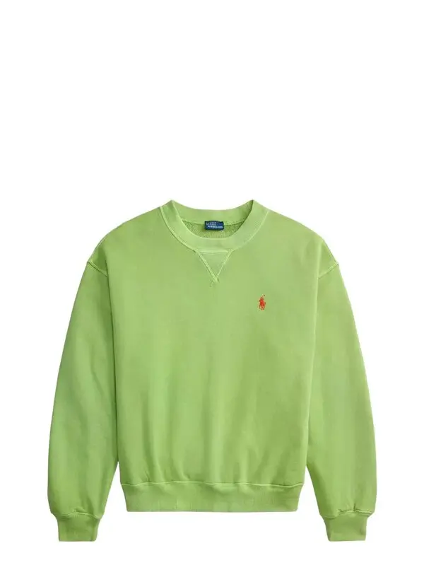 Polo Ralph Lauren Logo-embroidered Crew-neck Sweatshirt - Green