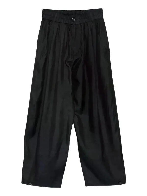 Soeur Vernon Elasticated Tapered Trousers - Black