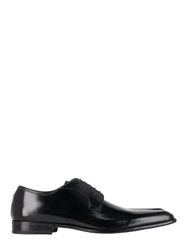 Dolce & Gabbana Lace-up Almond-toe Derby Shoes - Black