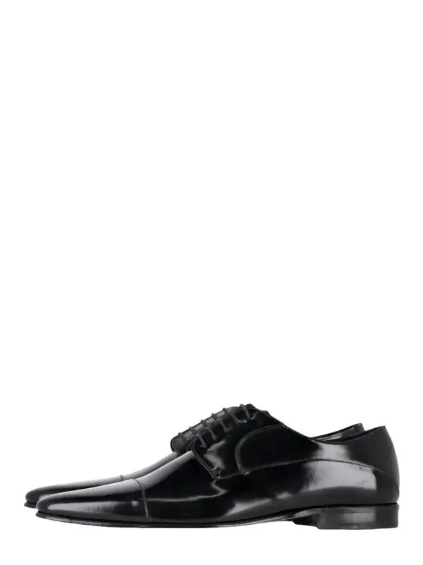 Dolce & Gabbana Lace-up Cap-toe Derby Shoes - Black