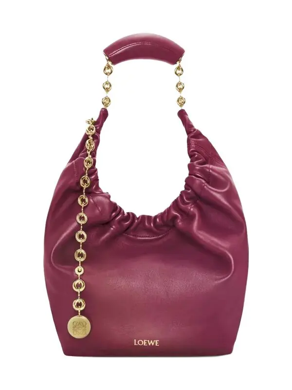Loewe Small Squeeze Chain Shoulder Bag - Red