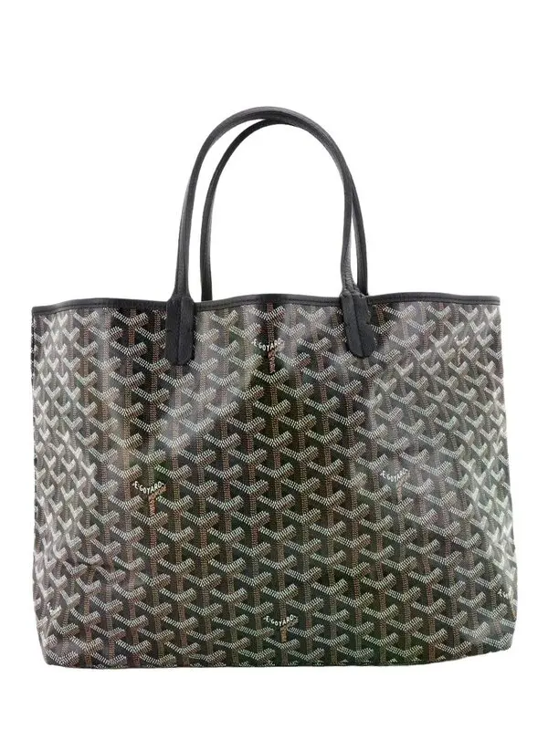 Goyard Saint Louis Coated Canvas Pm Tote Bag - Black