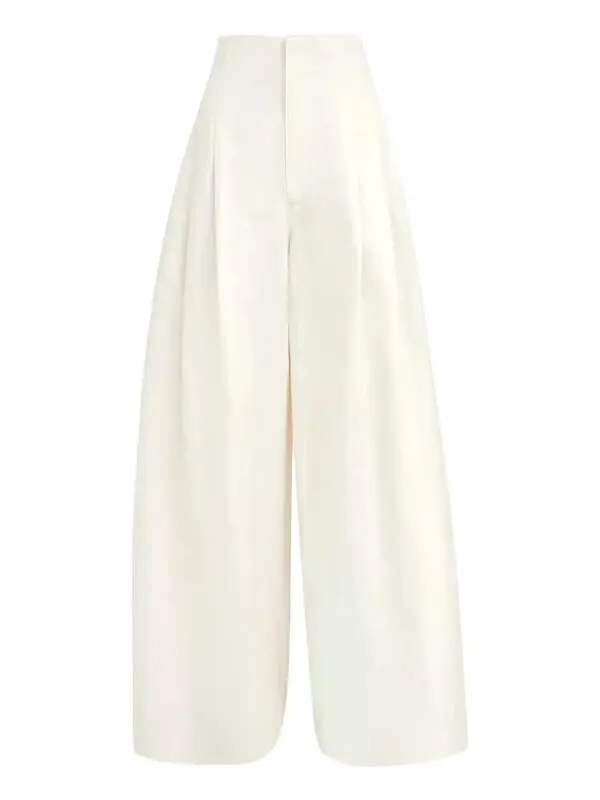 Brunello Cucinelli Palazzo Pants - Neutrals