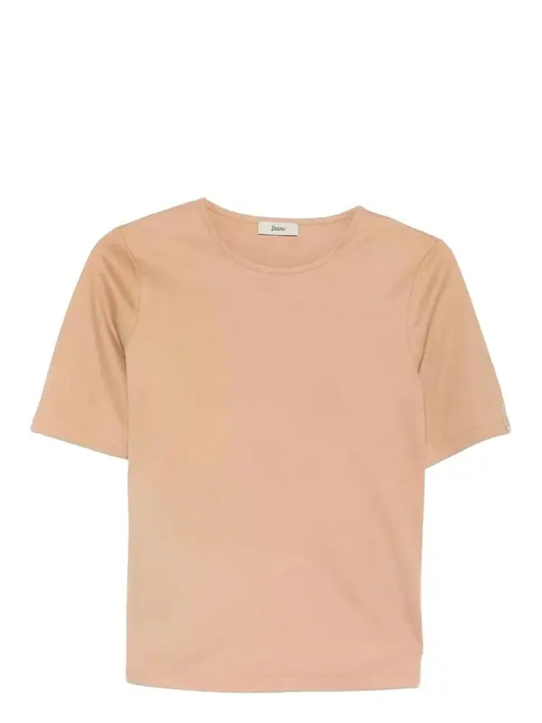 Herno Round-neck T-shirt - Neutrals