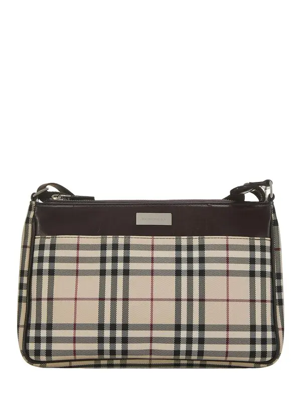 Burberry House Check Crossbody - Brown