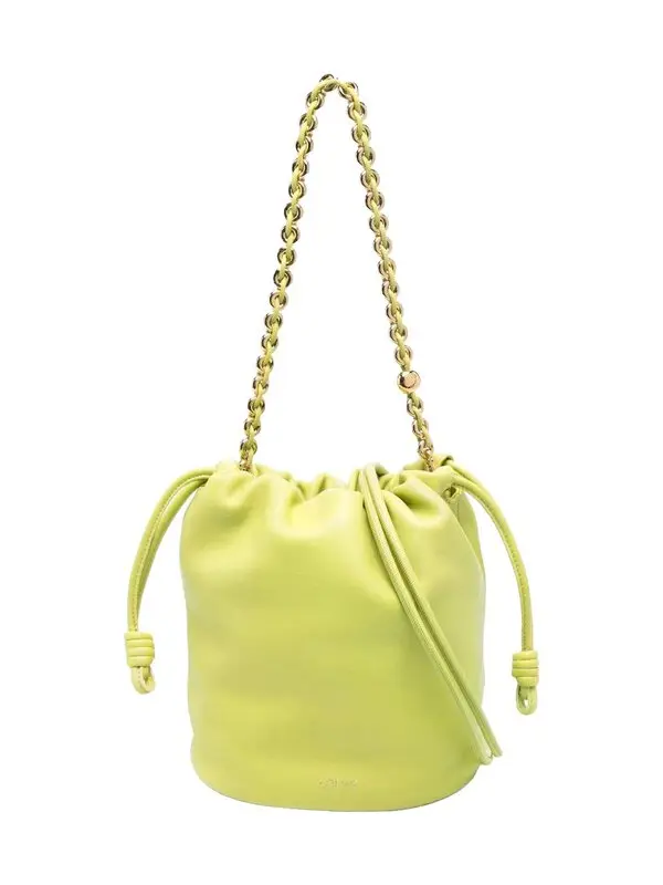 Loewe Flamenco Purse Bucket Bag - Green