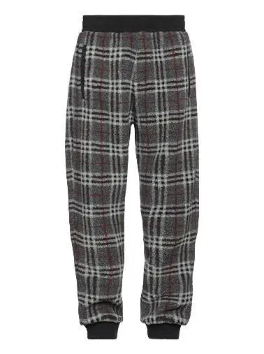 Burberry Tartan Teddy Fleece Track Pants - Grey