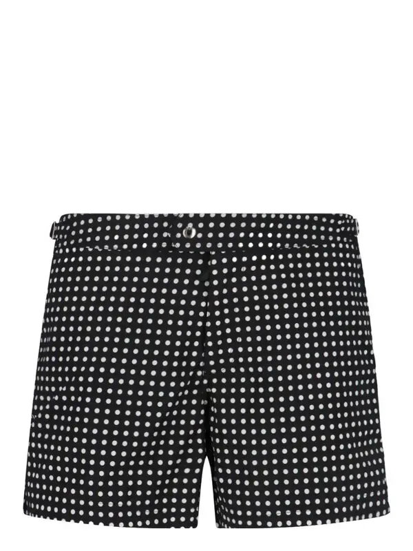 TOM FORD Polka Dot Swimsuit - Black